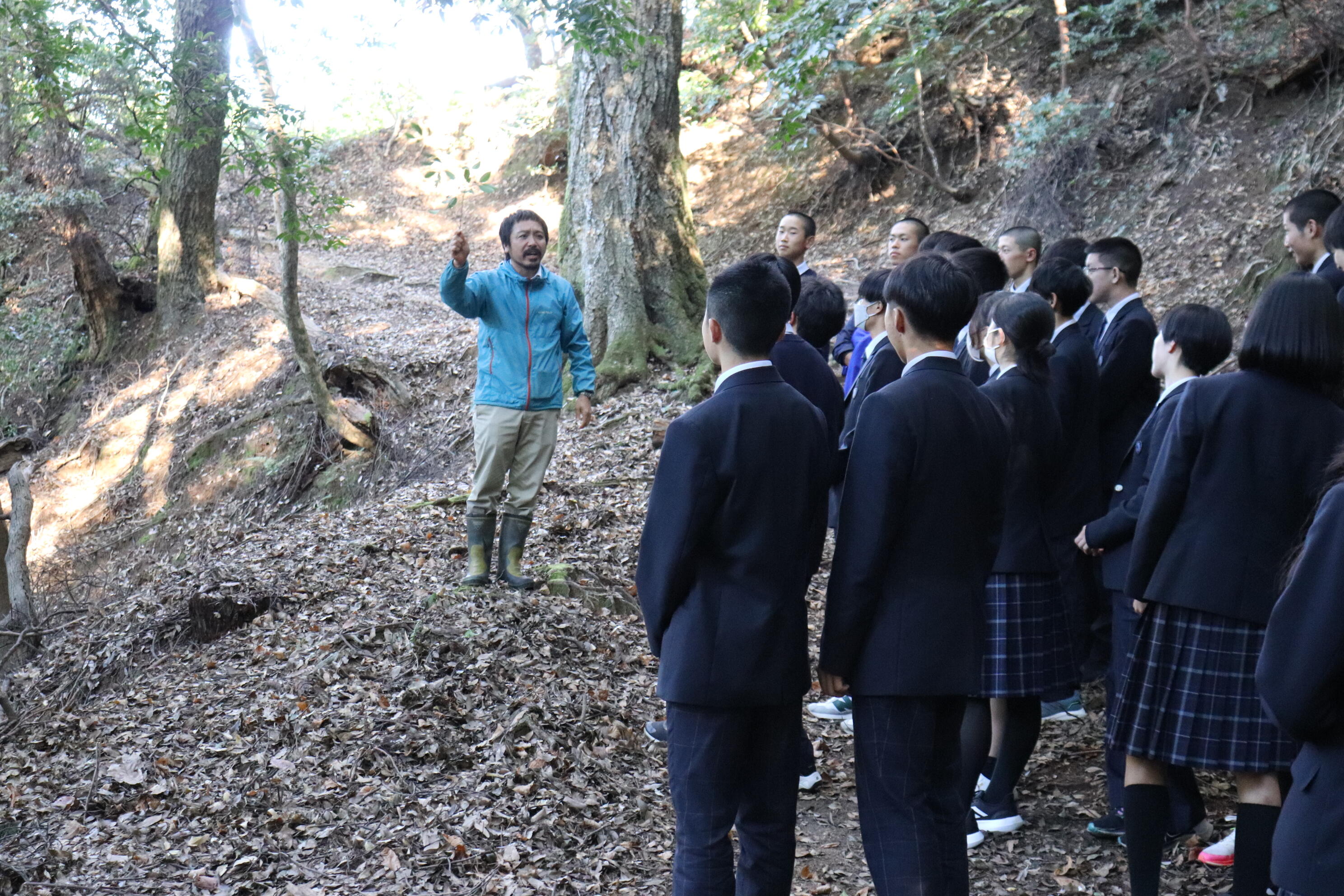 【宮津学舎】1年3組 生物基礎 校外授業 - 京都府立宮津天橋高等学校 宮津学舎