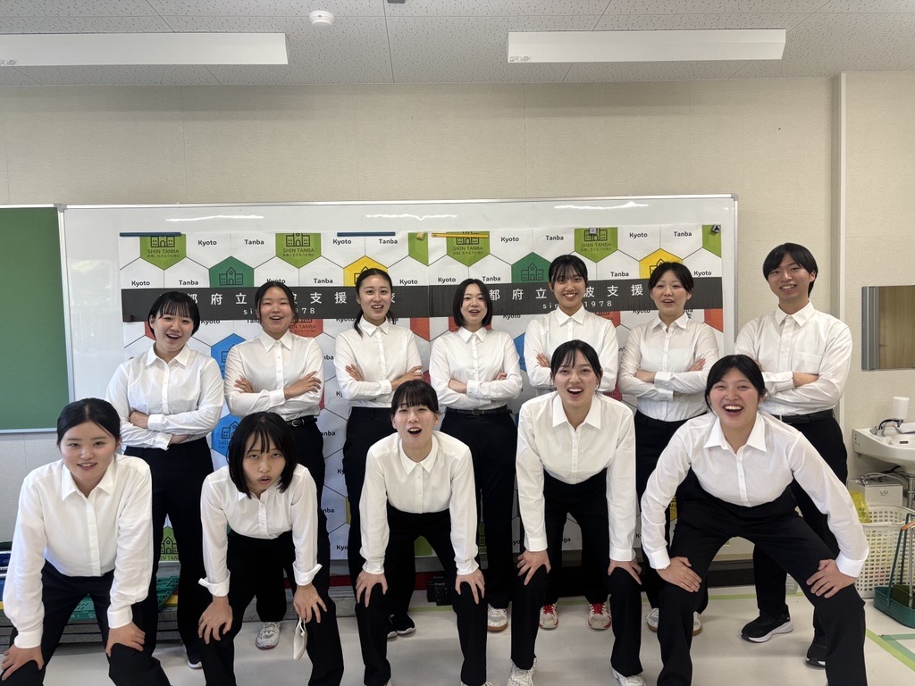 今年度初！介護等体験で大学生がやってきた